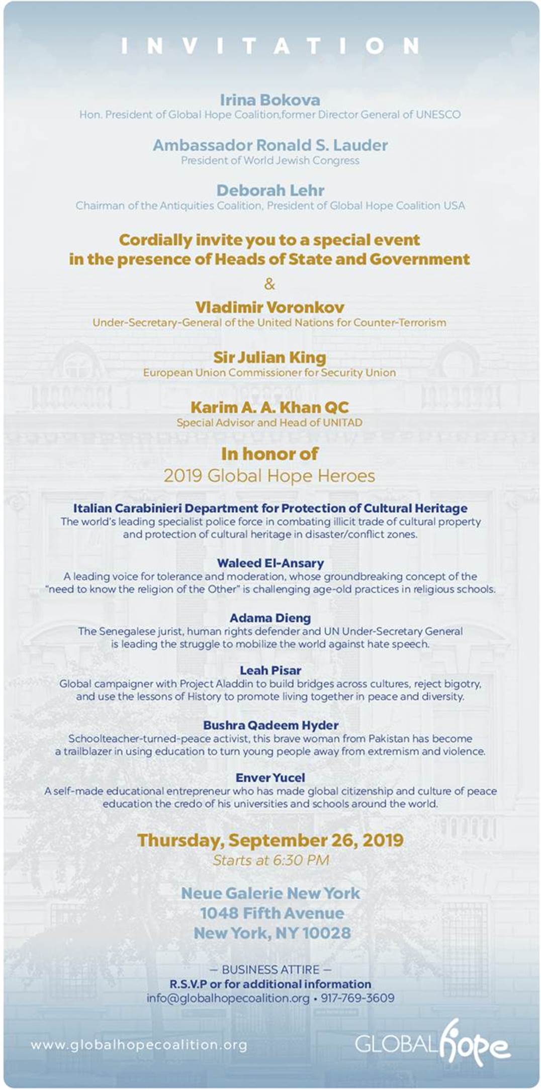 Global Hope Coalition | Fighting against violent extremism, preserving ...